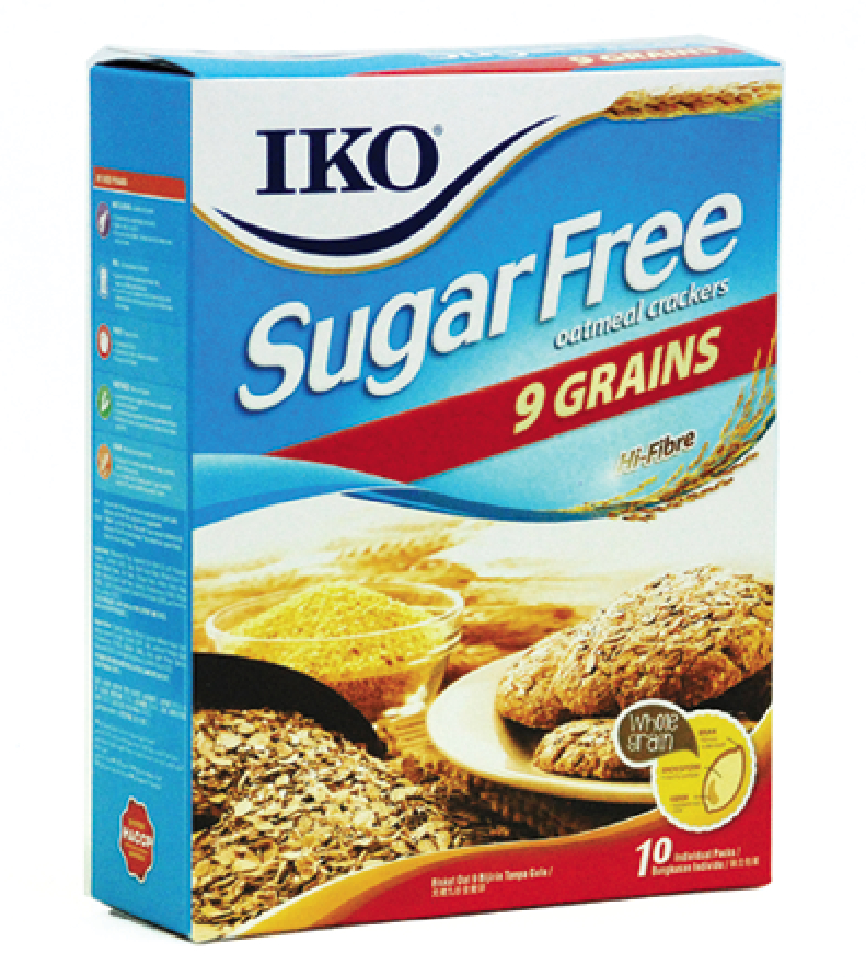 IKO Sugar Free Cracker – 9 Grains – YLF Manufacturing