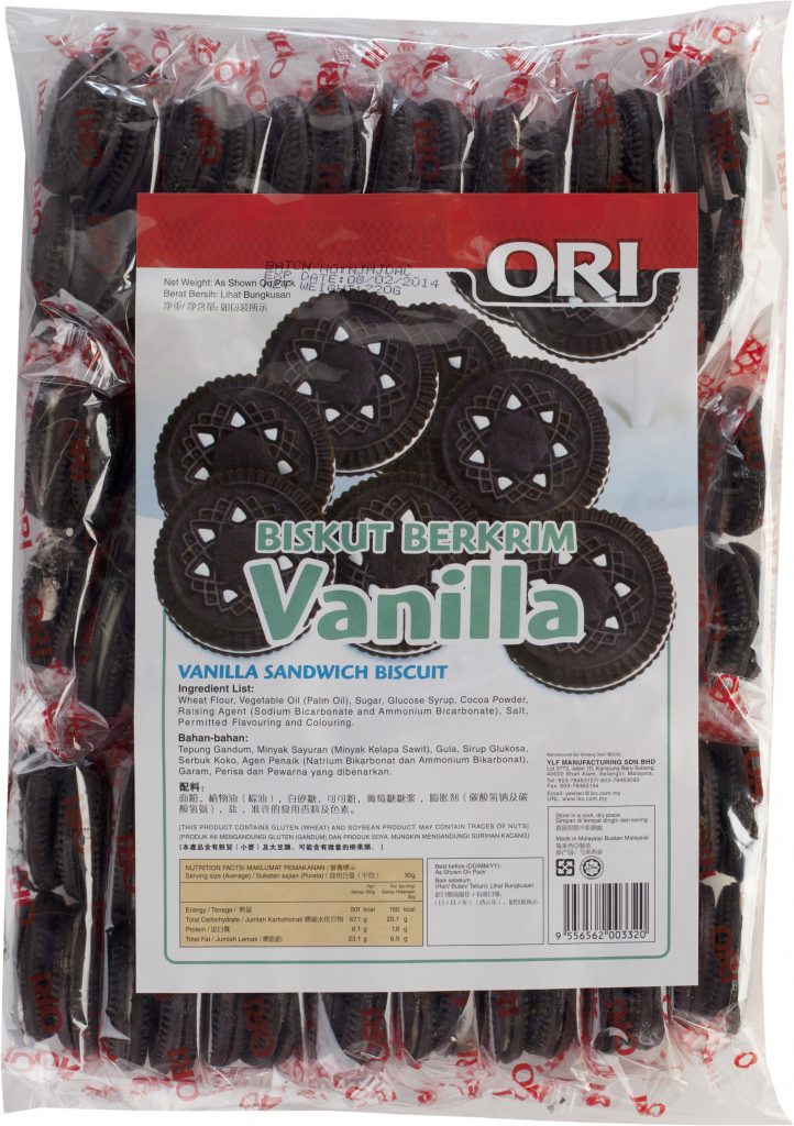 ORI Vanilla Sandwich Biscuit – YLF Manufacturing